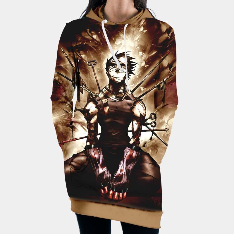 Naruto Zabuza Sitting On His Knees 3D Printed Naruto Hoodie Dress Naruto Zabuza Sitting On His Knees 3D Printed Naruto Hoodie Dress