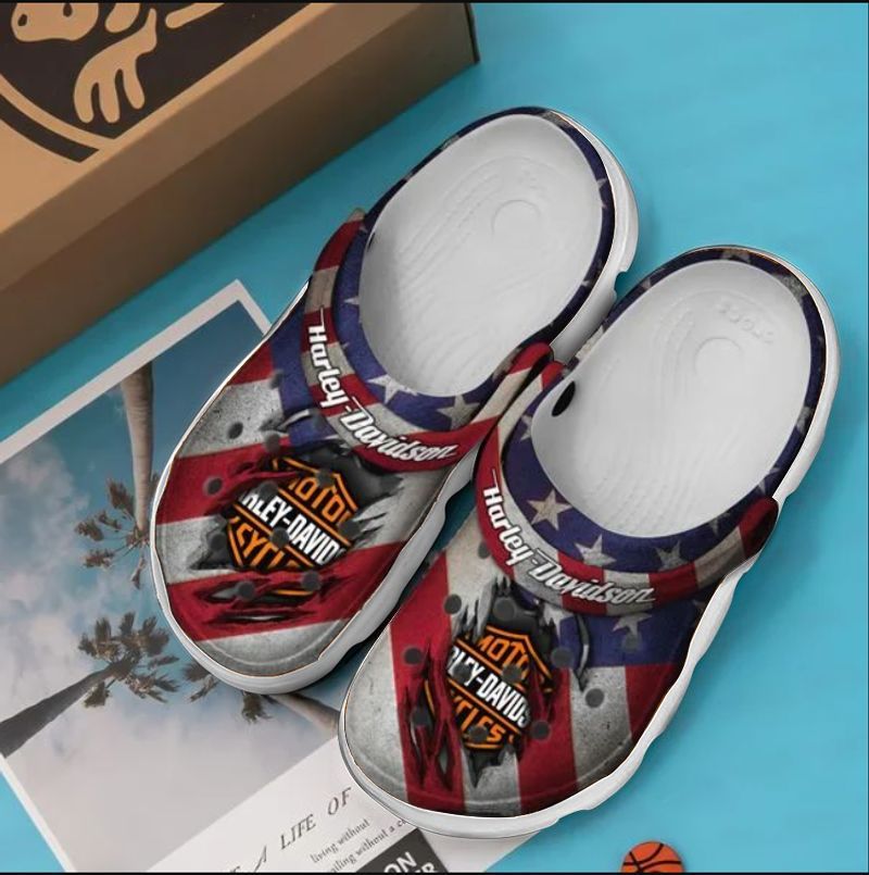 Harley Davidson Motorcycle Crocs Clogs - NANA499