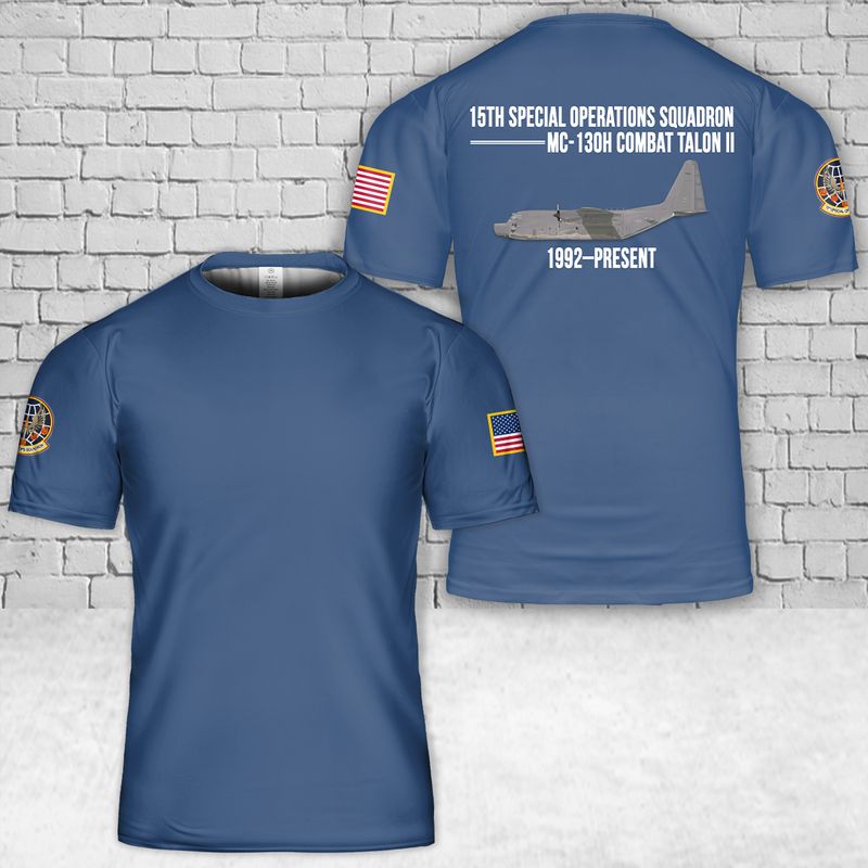 USAF 15th Special Operations Squadron MC-130H Combat Talon II T-Shirt ...