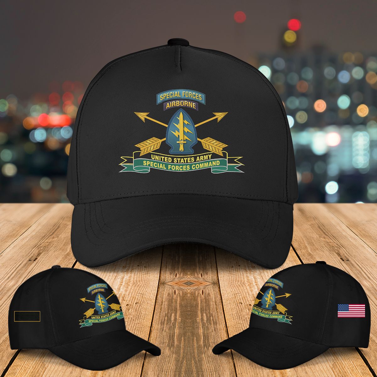 Custom Name US Army Special Force Airborne Special Operations Command ...