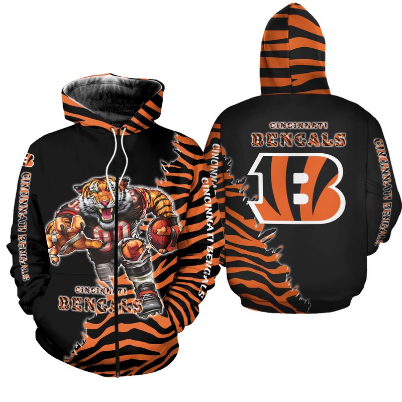 Stocktee Cincinnati Bengals Leaping Tiger Limited Edition Men's And ...