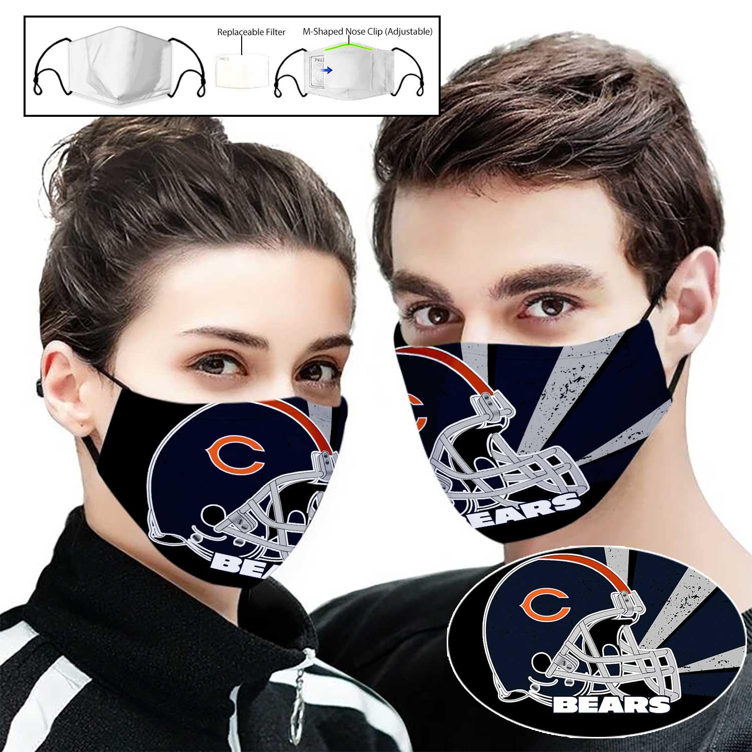 NFL Chicago Bears Face Masks GTS000862