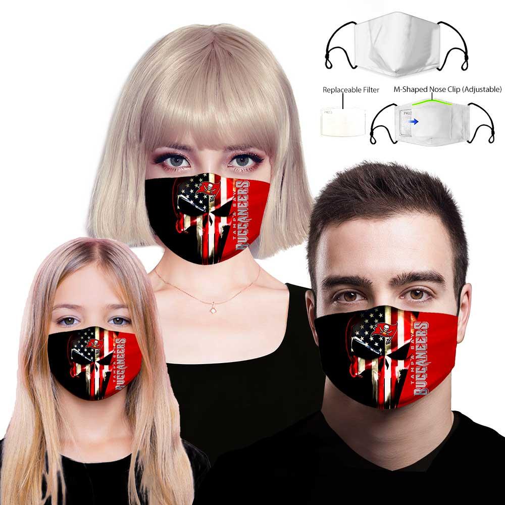 Stocktee NFL Tamba Bay Buccaneers Face Masks
