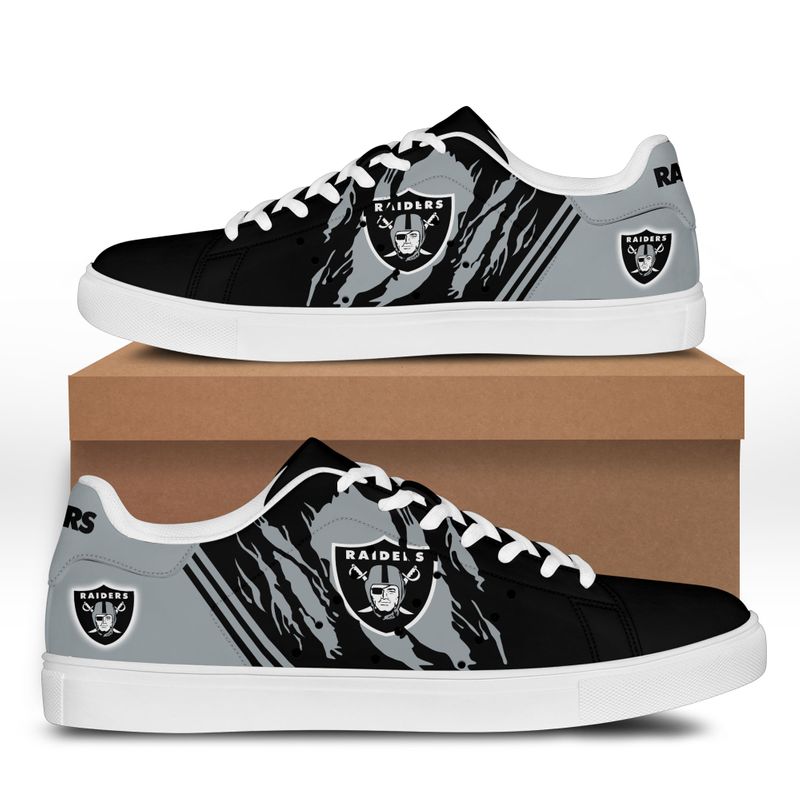 NFL Las Vegas Raiders Limited Edition Men's and Women's Skate Shoes ...
