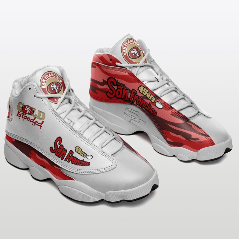 Stocktee San francisco 49ers Limited Edition AIR Jordan 13 Sneakers ...