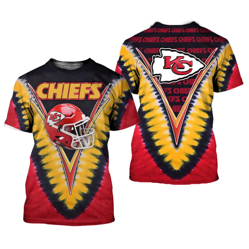 NFL Kansas City Chiefs Limited Edition All Over Full 3D Print T-Shirt ...