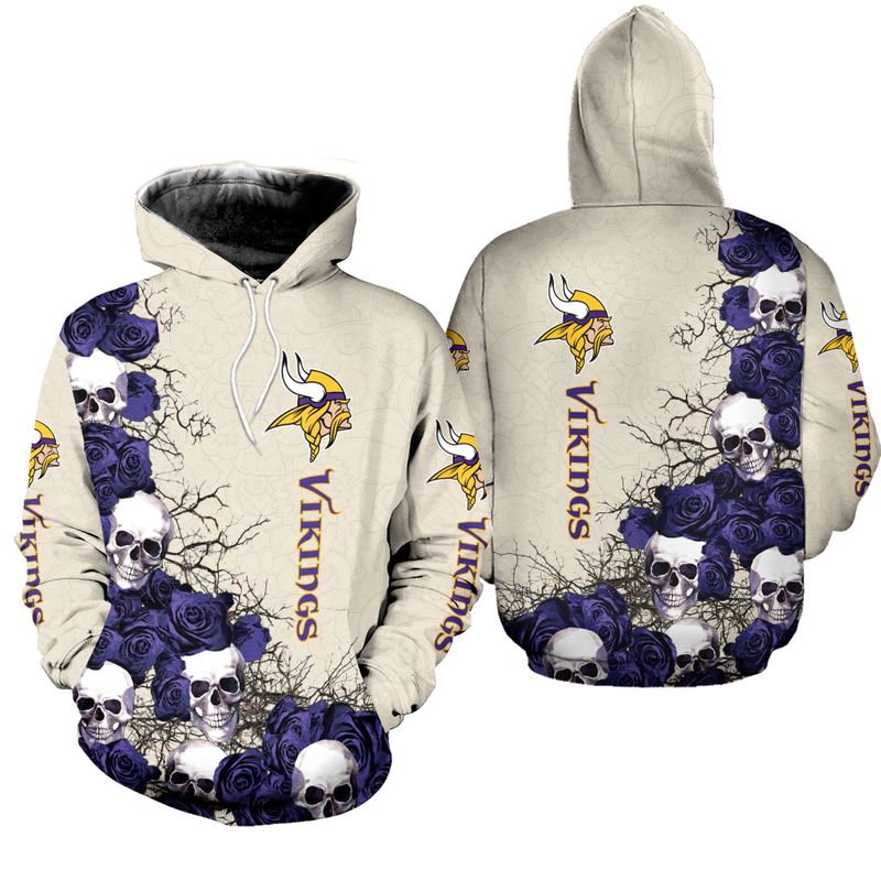 NFL Minnesota Vikings Team Limited Edition All Over Print Sweatshirt ...