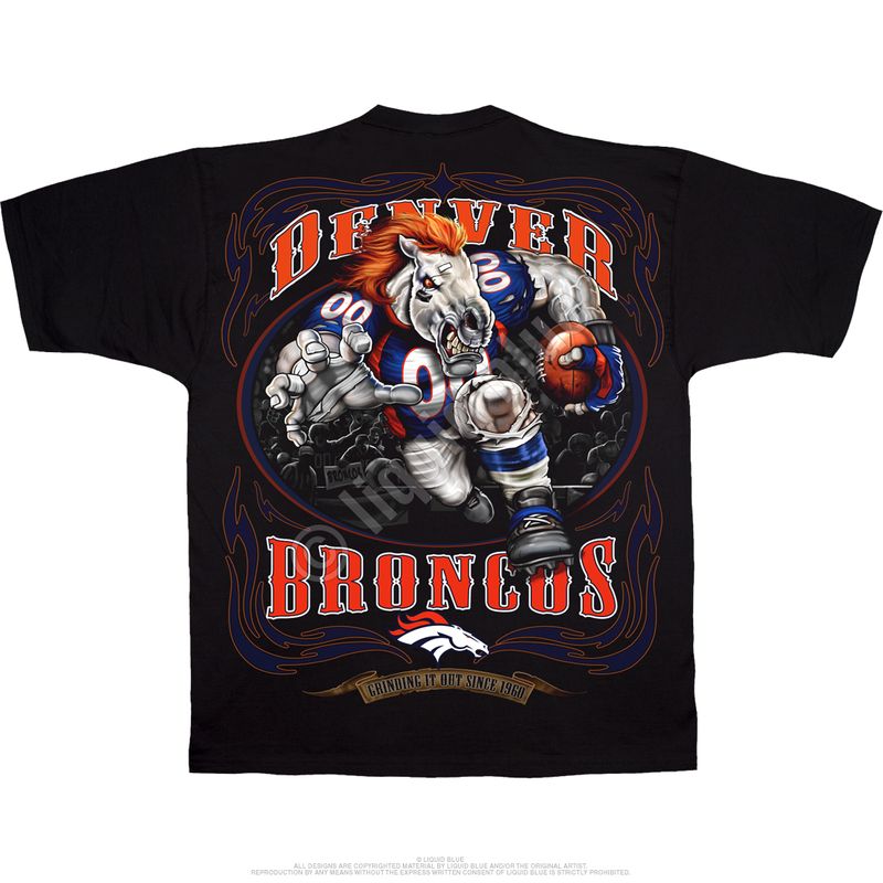 NFL Denver Broncos Limited Edition All Over Full 3D Print T-Shirt ...