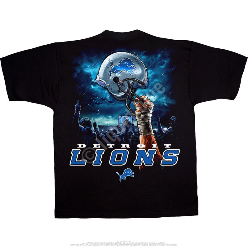 NFL Detroit Lions Limited Edition All Over Full 3D Print T-Shirt Unisex ...