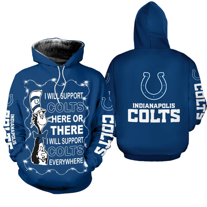 NFL Indianapolis Colts Limited Edition All Over Print Sweatshirt Zip ...