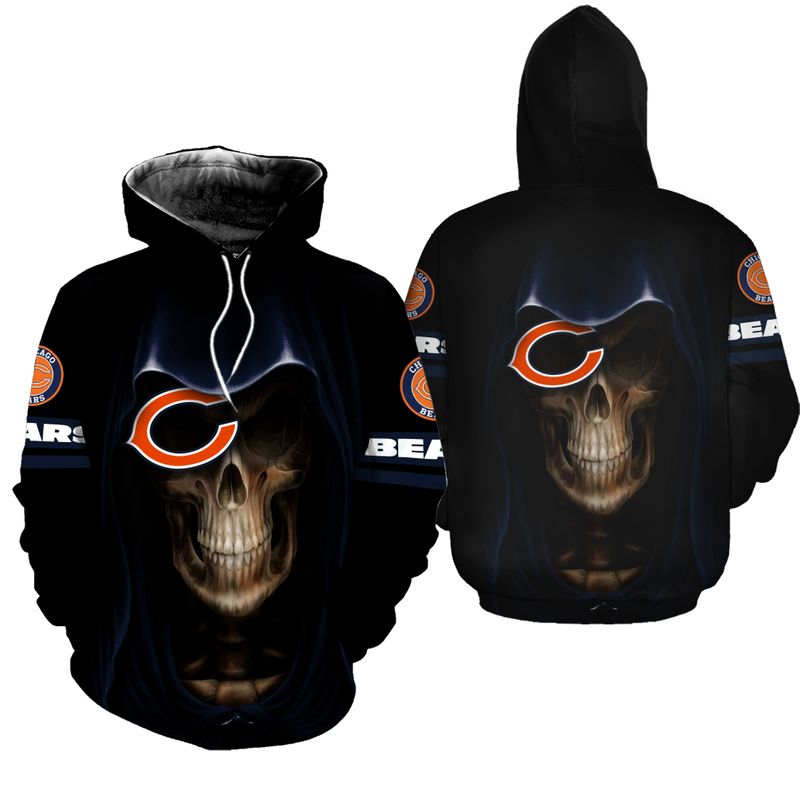 NFL Chicago Bears Limited Edition All Over Print Sweatshirt Zip Hoodie ...