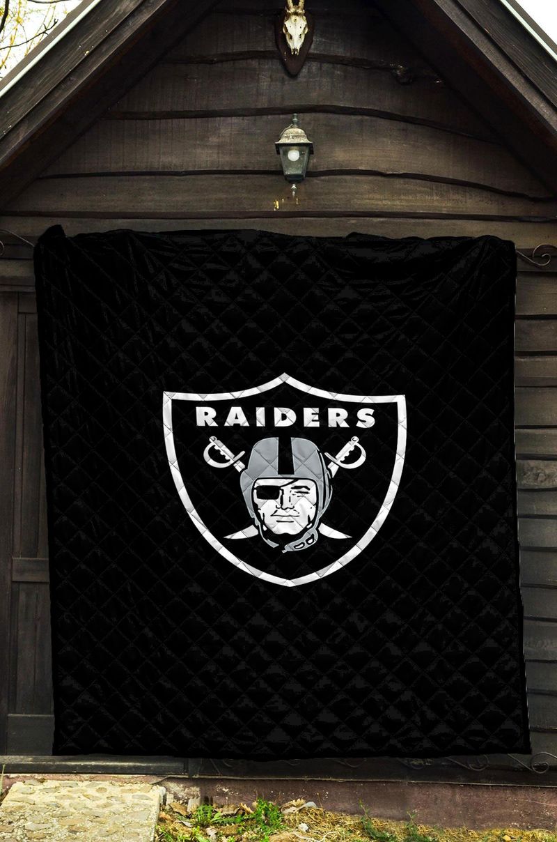 NFL Las Vegas Raiders Limited Edition Bedding Set And Quilt NEW011106