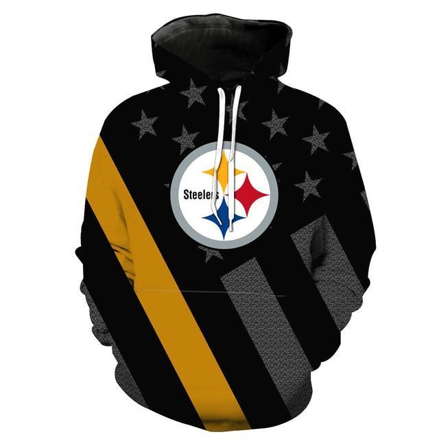 Stocktee Pittsburgh Steelers Limited Edition Over Print Full 3D Hoodie ...