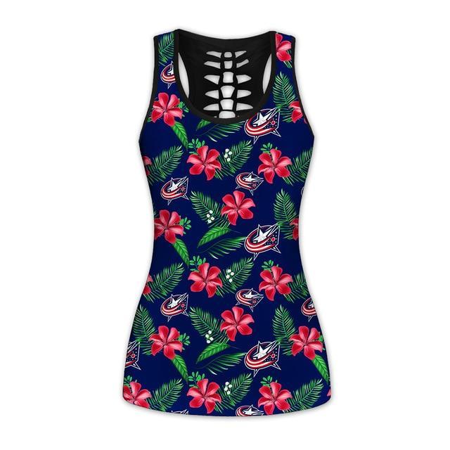 Stocktee Columbus Blue Limited Edition Over Print Full 3D Tanktop