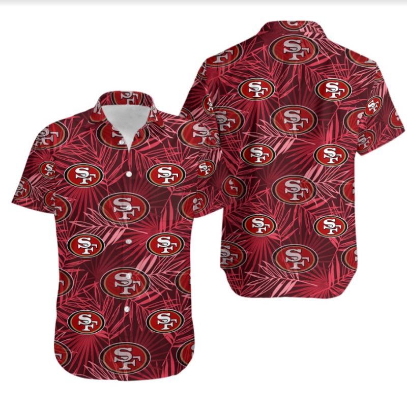 Stocktee San Francisco 49ers Leaf and Logo Limited Edition Hawaii Shirt ...