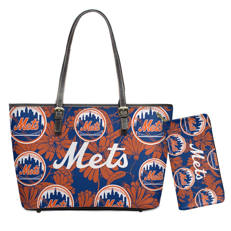 Stocktee New York Mets Flower Pattern Limited Edition Tote Bag and ...