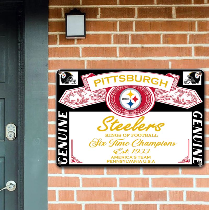 Stocktee NFL Pittsburgh Steelers Kings Of Football Fan Bud Printed ...