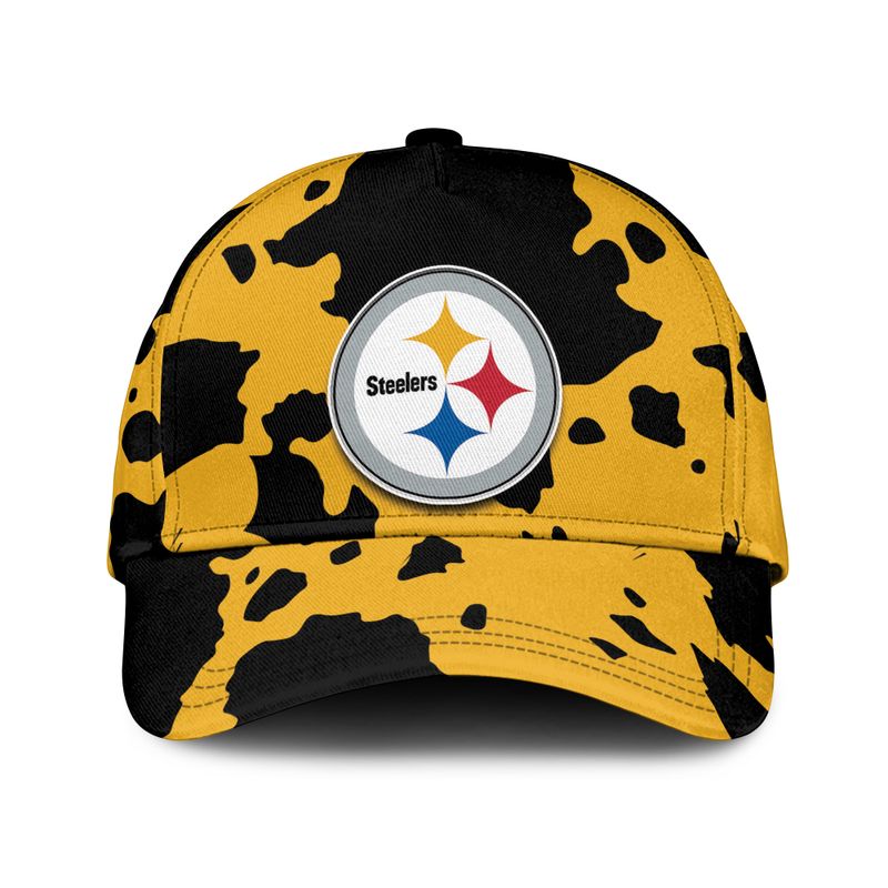 Stocktee Pittsburgh Steelers Cow Print Patterns Allover Print Classic ...