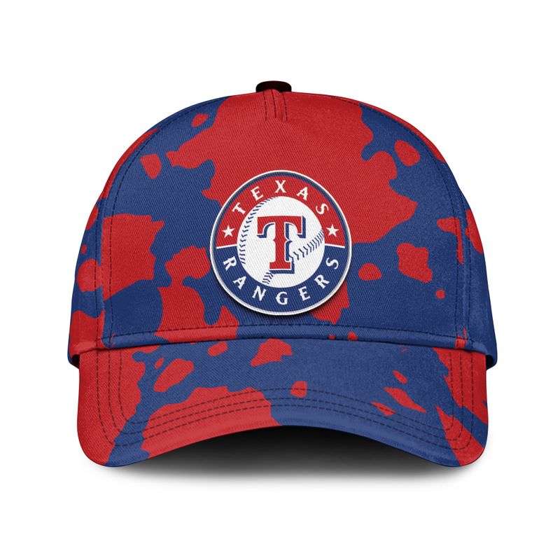 Stocktee Texas Rangers Cow Print Patterns Allover Print Classic Cap ...