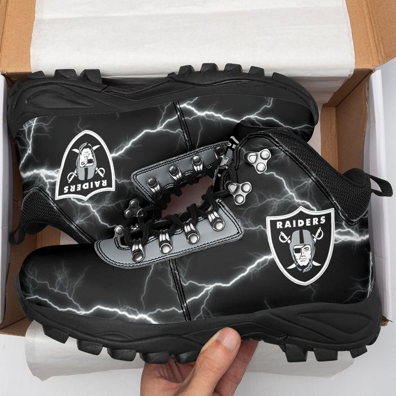 Stocktee Las Vegas Raiders Thunder Patterns Alpine Boots Men and Women ...