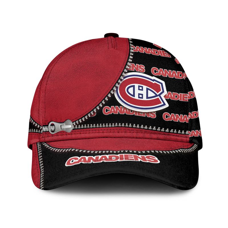 Stocktee Montreal Canadiens Zip Unlock Pattern Allover Print Classic ...