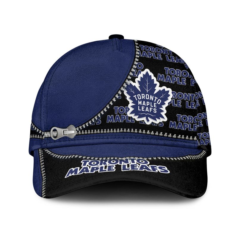 Stocktee Toronto Maple Leafs Zip Unlock Pattern Allover Print Classic ...
